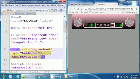 Separate Css And Js From Html And Link Them Youtube