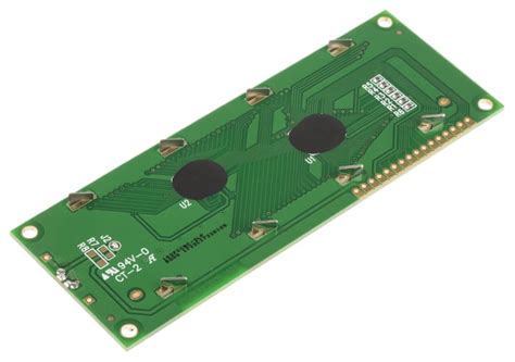 162f Cc Bc 3lp Displaytech Displaytech 162f Cc Bc 3lp Alphanumeric Lcd Display White On Blue