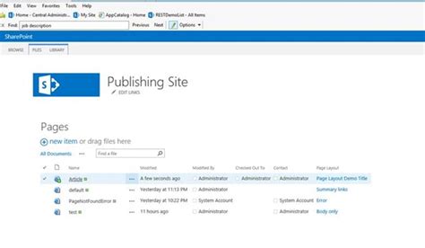 How To Create A Page Layout Pagelayout With Contenttype In Sharepoint