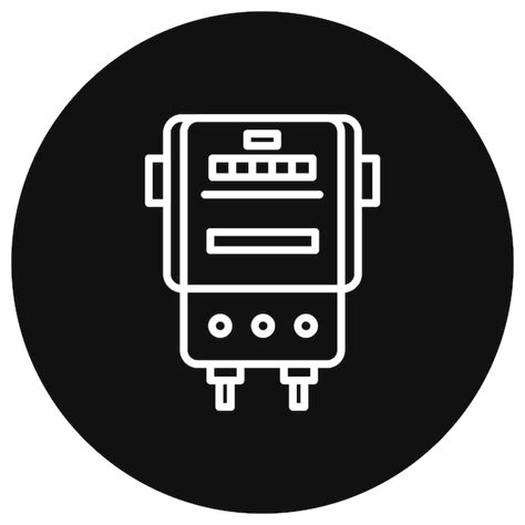 Premium Vector Electric Meter Vector Illustration