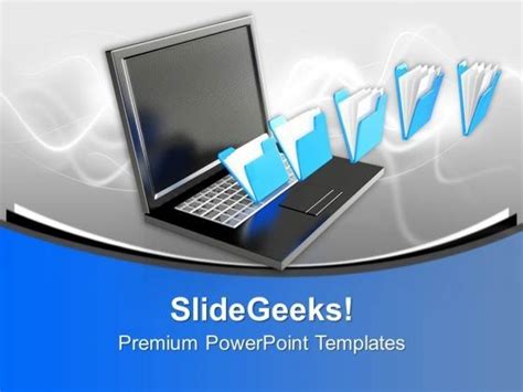 Data Transferring Technology PowerPoint Templates Ppt Backgrounds For Slide