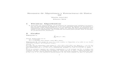 Resumen De Algoritmos Y Estructuras De Datos Iii · Resumen De Algoritmos Y Estructuras De Datos