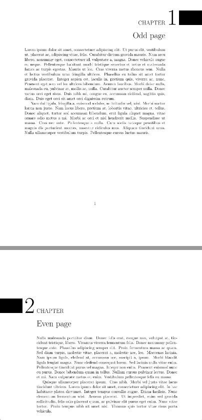 Sectioning Fancy Chapter Headings Right For Odd Pages And Left Of Left Ones TeX LaTeX