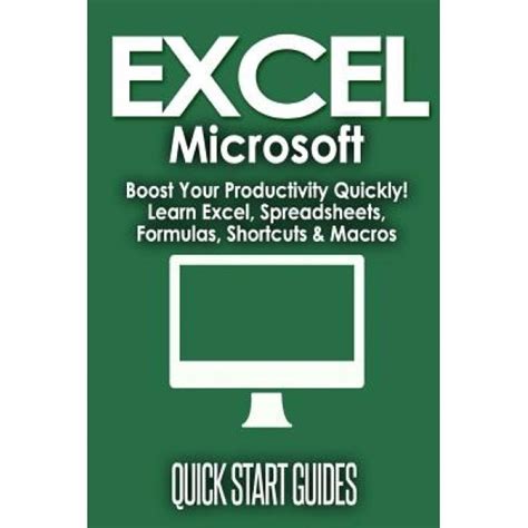 Excel Microsoft Boost Your Productivity Quickly Learn Excel