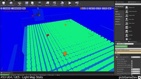 Quick Dev Tip 53 Ue4 Ue5 Light Map Statistics — Cbgamedev