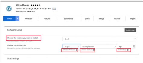 how to install wordpress from cpanel qualispace knowledge base