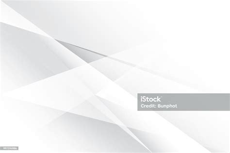 추상적인 기하학적 흰색과 회색 배경 색상 벡터 일러스트 레이 션입니다 0명에 대한 스톡 벡터 아트 및 기타 이미지 0명 그라데이션 금속 Istock