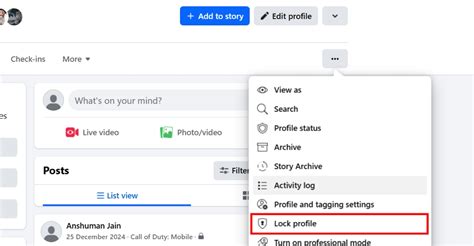 How To Lock Your Facebook Profile On Iphone Android And Desktop Beebom