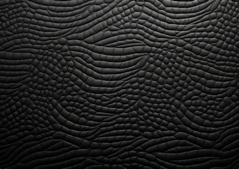 Premium Ai Image Black Rubber Texture With Embossed Pattern