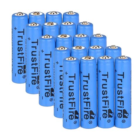 Trustfire Pcs Aaa Mah V Rechargeable Li Ion Battery Blue In Rechargeable Batteries