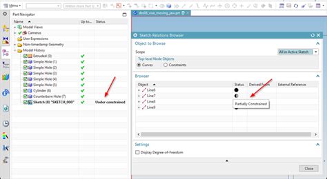 Fully Constrained Lines Curves Etc Shown In Green Color All The Time In Sketch