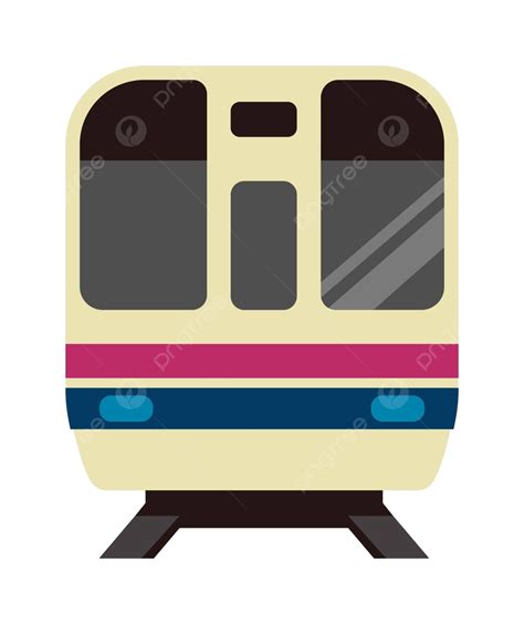 Train Icon Front View Vector Illustration Business Subway Symbol Vector Business Subway