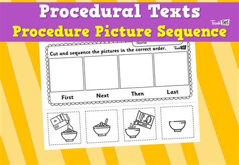 Free Procedural Text Worksheet Download Free Procedural Text Worksheet Png Images Free