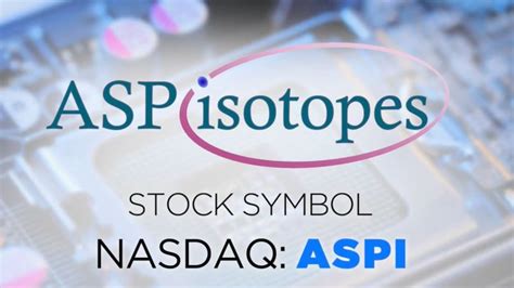 Asp Isotopes Set For Commercial Launch With Completion Of First