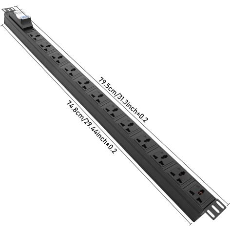 Without Wire Pdu Power Distribution Unit 2 24 Ac Universal Socket 16a 4000w Air Switch Big Power