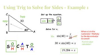 PEARDECK LESSON Right Triangles Trigonometry Solving Trigonometric