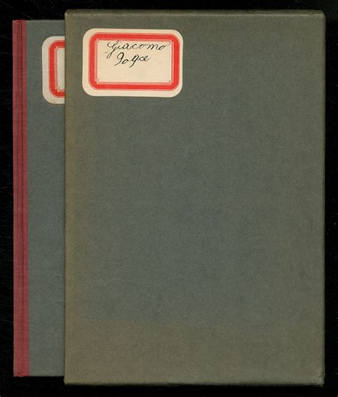Giacomo Joyce By JOYCE James Near Fine Hardcover 1968 Between The