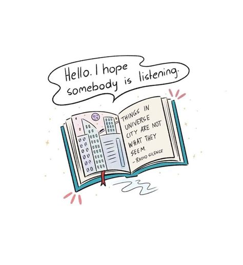 Radio Silence Alice Book Good Books Silence Quotes