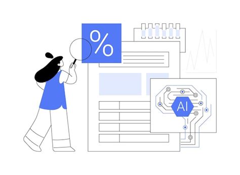 Premium Vector Aidriven Credit Risk Assessment Abstract Concept