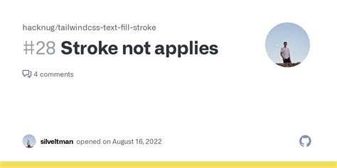 stroke not applies · issue 28 · hacknug tailwindcss text fill stroke