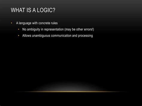 Logic In Predicate And Propositional Logic Pptx Programming