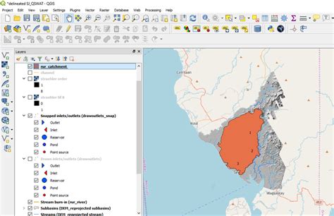 Catchment Area And Shape Download Scientific Diagram