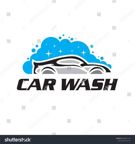 독창적인 자동차 세척 서비스 로고 디자인 스톡 벡터로열티 프리 1688221198