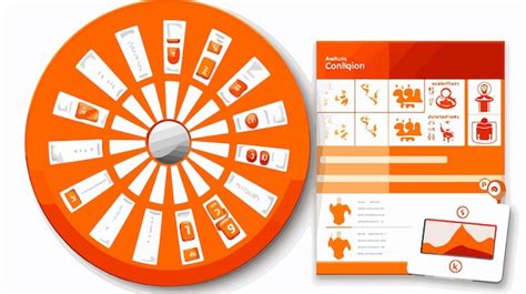 Financial Radial Scheme With Bonus Pictogram Icon Premium Ai Generated Vector
