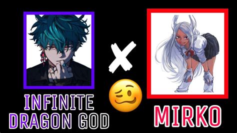 Infinite Dragon God Izuku X Mirko~part 2~ War ~mhabnha Texting Stories