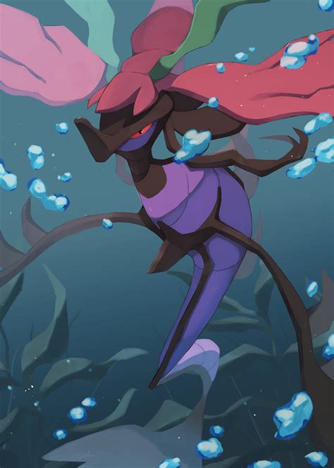 Dragalge Pokemon Drawn By Kou11021301 Danbooru