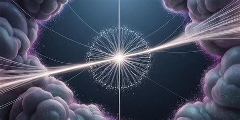 Point Line Penetrating Particle Trajectory Network Technology Velocity Sensing Background