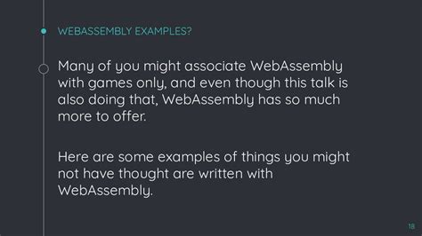 Sandbox Games Using Webassembly And C To Make A Simple Game Speaker Deck