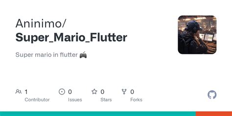 Github Aninimosupermarioflutter Super Mario In Flutter 🎮