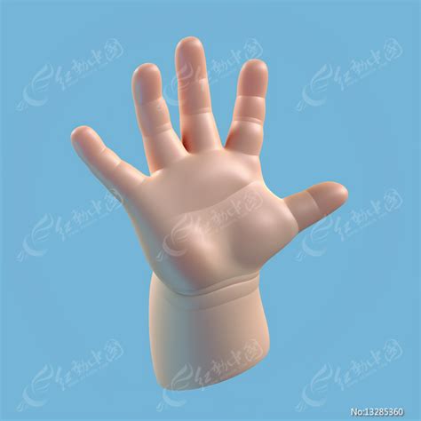 张开的卡通3d手掌ai图片下载红动中国