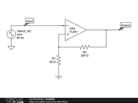 Amplifier CircuitLab