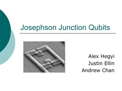 Josephson Junction Qubits