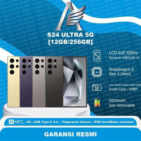 Jual Samsung Galaxy S Ultra G Nfc Garansi Resmi Titanium Black Di Seller Acs Store
