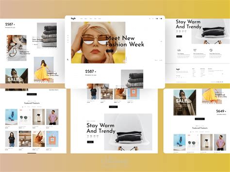 تصميم موقع متجر الكتروني E Commerce Fashion Website مستقل