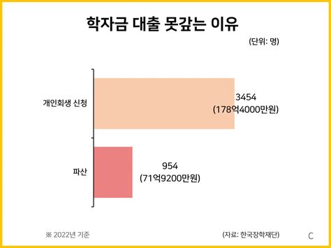 학자금 대출 못갚는 이유 통계자료