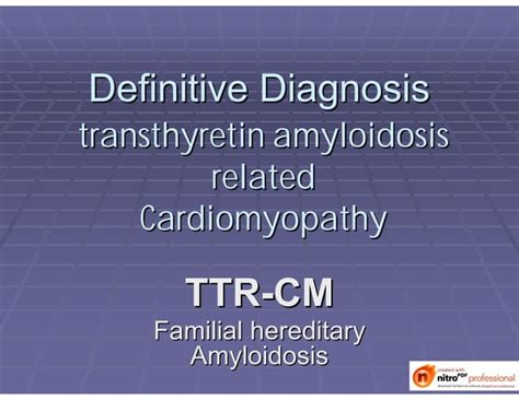 Hereditary Amyloidosis Ppt