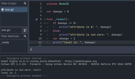 Accessing A Member Variable Before Declaring A Variable That Would Overshadow Returns Null
