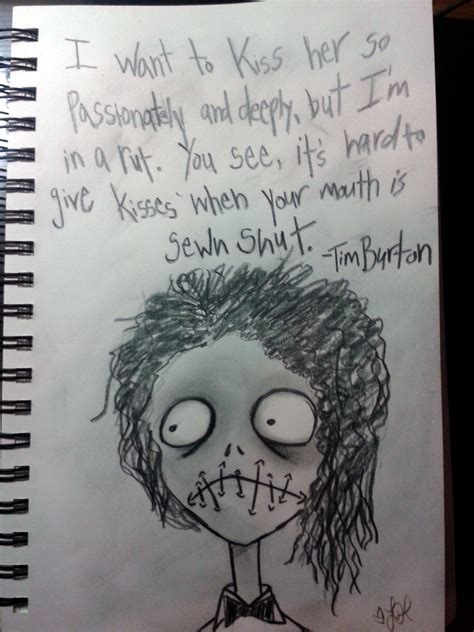Tim Burton Quotes On Art Quotesgram