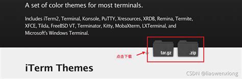 iterm2的颜色主题 配色主题 配色方案 iterm2配色 csdn博客
