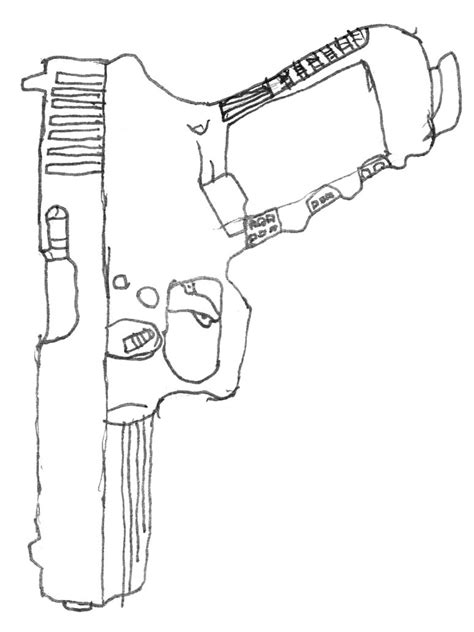 Glock Drawing At GetDrawings Free Download