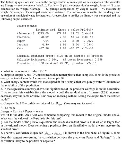 solved the following questions use data on the energy