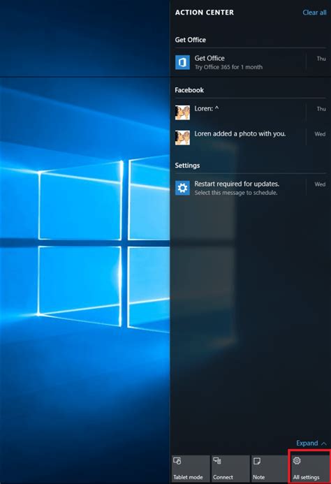 How To Customize The Windows 10 Action Panel
