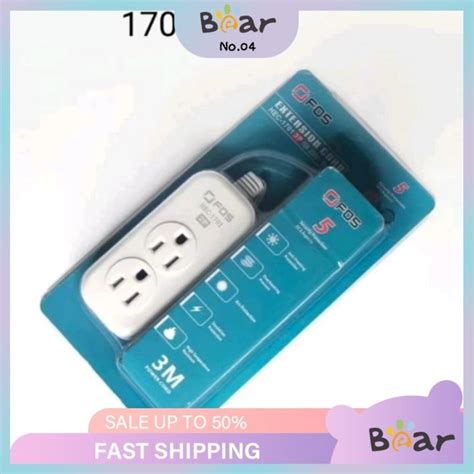 Power Strip AC Outlets Multitap Socket Extension Cord Electrical Power Strip With USB 3M Lazada PH