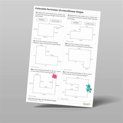 Year 4 Calculate Perimeter Of A Rectilinear Shape Varied Fluency