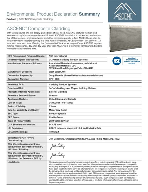 Pro Resources Ascend Composite Cladding