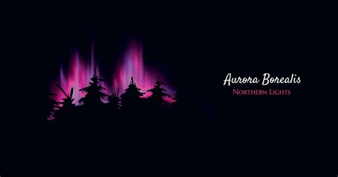 Aurora Borealis Realistic Illustration 28571371 Vector Art At Vecteezy